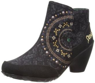 Desigual pour Femme Cheville Chelsea Bottes - Noir - Noir, 36 EU
