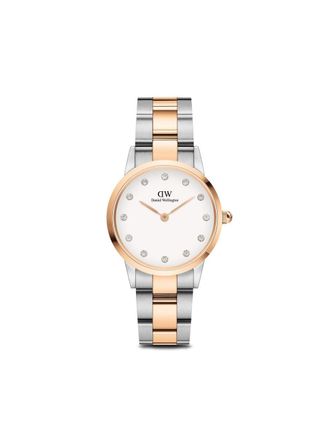Daniel Wellington Iconic Link Lumine Armbanduhr 28mm - Silber