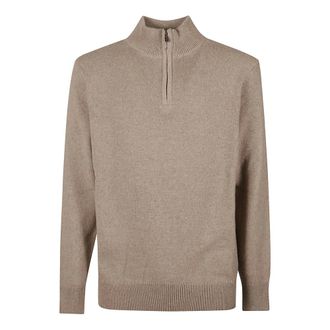 Aragona Homme, Pulls, Beige, Taille: M Pull &agrave; Demi-Zip