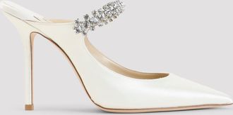 Jimmy Choo London Bing Satin 100 Mules