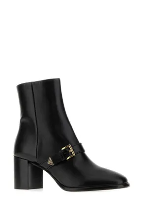Prada Tronchetti Ankle Boot - Black