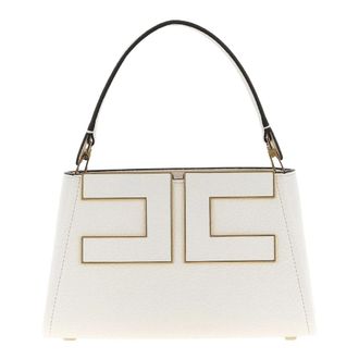Elisabetta Franchi Femme, Sacs, Beige, Taille: ONE Size Sac &agrave; main avec logo