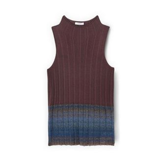 Motivi Pull col roul&eacute; avec ourlet lurex - Femme - Pulls - Brun - Taille: 36 FR