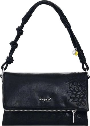 Desigual Femme, Sacs, Noir, Taille: ONE Size Sac &agrave; fermeture &eacute;clair avec poche int&eacute;rieure
