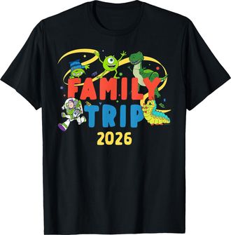 Pixar Disney and Pixar Characters Vacation Party Family Trip 2026 T-Shirt