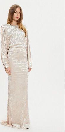 Pinko Abendkleid 104497 A29L Écru Slim Fit