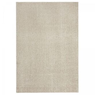 Un amour de tapis Unamourdetapis - Tapis shaggy 160x230 beige tiss&eacute; rectangle motif uni tapitop
