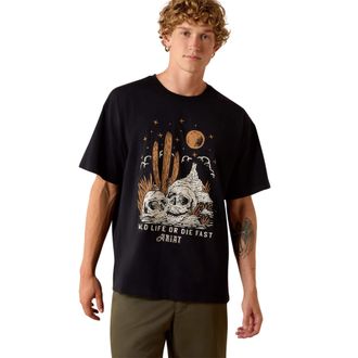 Ariat Mens Wild Life Boxy T-Shirt in Washed Black, Size 2X-Large, by Ariat