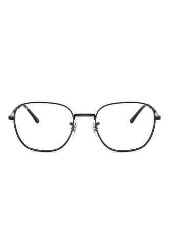 Ray-Ban Eckige Brille aus Metall - Schwarz