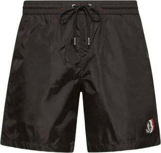 Moncler Homme, Maillots de bain, Noir, Taille: XL Swim Shorts