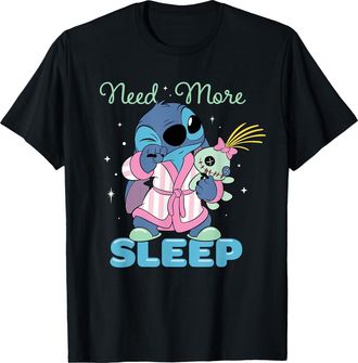 Disney Stitch & Scrump Need More Sleep Sleepy Bedtime T-Shirt