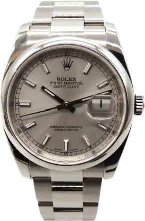 Rolex Montre Datejust en acier inoxydable Pre-owned 116200 - Homme - Pre-owned - Gris - Taille: ONE Size