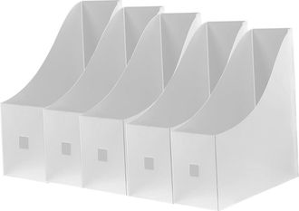 Cabilock 5 St&uuml;ck Teiliges Dokumentenhalter Transparent Satinierte Aufbewahrungsbox Organizer f&uuml;r Schreibtisch Aktenhalter Vielseitig f&uuml;r B&uuml;ro Schule Zuhause zu