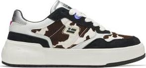 D.Franklin Baskets Femme Court Flag Cow - Chaussures habillées pour Femme - Mode décontractée - Taille (38) - Modèle Court