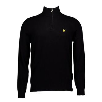 Lyle & Scott Schwarzer Pullover Kn1927v - - Knitwear - Herren - Schwarzk - L