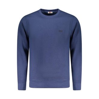 Rifle Blau Baumwoll-Herren-Sweatshirt