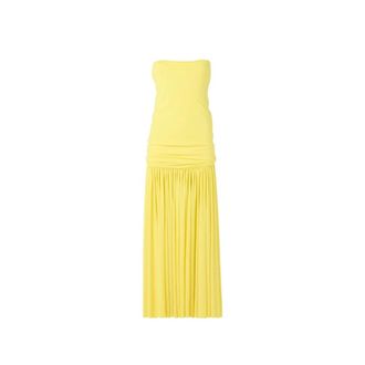 Jacquemus La Robe Abiha langes Kleid - - Dresses - Damen - Gelb - M