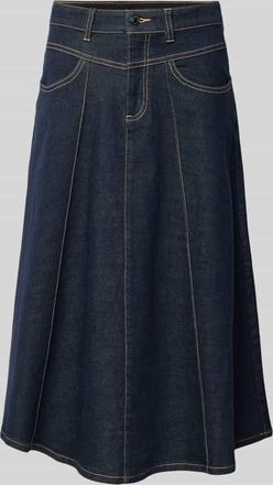 Comma Jeansrock mit seitlichen Eingrifftaschen