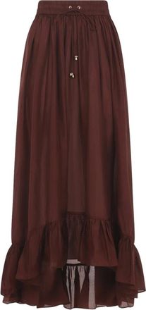 Zimmermann Femme, Jupes, Brun, Taille: 38 FR Aster Long Skirt