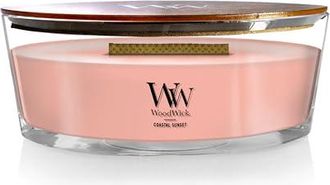 Woodwick Ellipse bougie parfumée avec mèche Hearthwick, Coucher de soleil