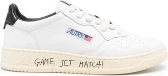 Autry Homme, Chaussures, Blanc, Taille: 40 EU Baskets Blanco Talon Noir