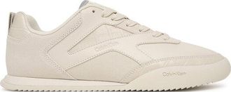 Calvin Klein Sneakers Low Pro Runner Laceup Lth Croco HW0HW03244 Creme