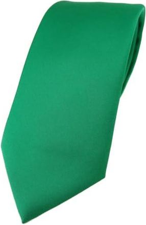 TigerTie Cravate pour homme : cravate classique de 7,5 cm au design uni, idéale pour les rendez-vous daffaires, les occasions festives et les loisirs, vert, Kr