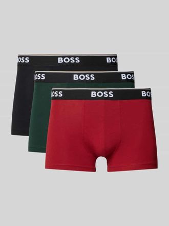 HUGO BOSS Trunks aus Baumwoll-Mix im 3er-Pack Modell Power