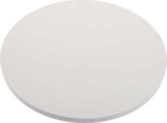 BESPORTBLE Runde Holztischplatte 29,5cm Dicke Holzplatte Wei&szlig; Stabile Tischplatte Ersatz f&uuml;r Kleine Beistelltische Rustikales Massivholz Abgerundete Kanten Viels