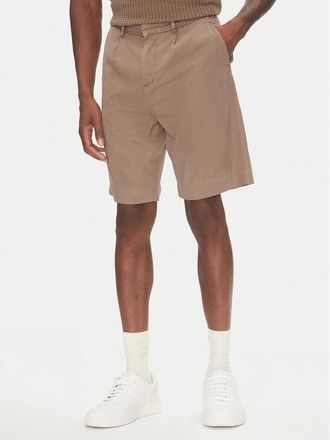 Lindbergh Lindbergh Stoffshorts 30-505054 Beige Wide Fit