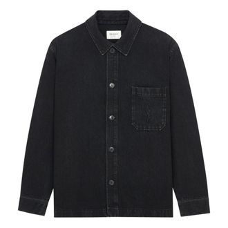 Saint Laurent Herren, Shirts, Schwarzk, SGr&ouml;&szlig;e