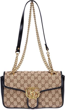 Gucci Crossbody Bags - Marmont Matelasse - Gr. unisize - in Beige - f&uuml;r Damen