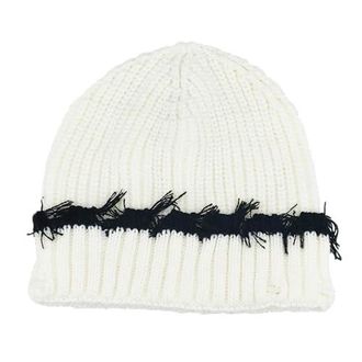 Generic Bonnet dhiver tricot&eacute; pour adulte - Bonnet en laine de couleur assortie, Blanc., taille unique