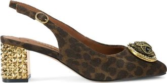 Kurt Geiger Chelsea Slingback-Pumps 60mm - Braun