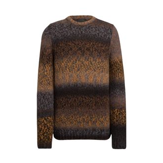 Dondup Regul&auml;rer Rundhals-Strickpullover - - Knitwear - Herren - Braun - 2XL