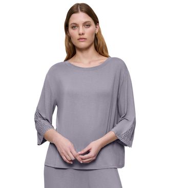 Triumph Womens Aura Spotlight Top Sweatshirt, Grey, 44