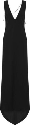 Moschino Femme, Robes, Noir, Taille: 40 FR Robe Fourreau Stretch en Cr&ecirc;pe Orn&eacute;e