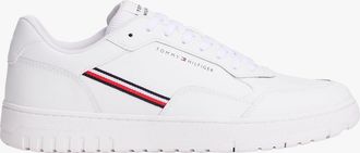 Tommy Hilfiger Chaussures de basket crant&eacute;es en cuir