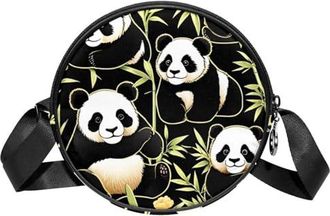 Generic Sac &agrave; bandouli&egrave;re circulaire pour femme, petit sac &agrave; bandouli&egrave;re mignon avec fermeture &eacute;clair, bretelles r&eacute;glables, sac &agrave; main rond d&eacute;contract&eacute; pour f