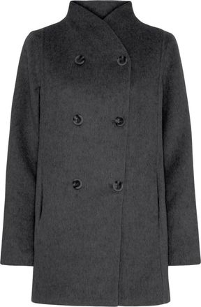 BTF-CPH Zweireihiger Mantel - - Coats - Damen - Grau - 2XL