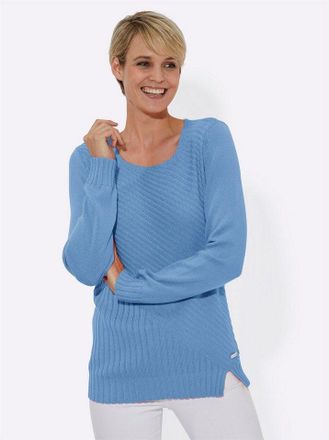 Witt Strickpullover Pullover Langarm Mustermix gestrickt, Struktur