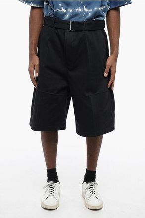 Jil Sander Twill Cotton Shorts with Belt Gr&ouml;&szlig;e 44