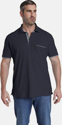 Jan Vanderstorm Poloshirt MELKER luftiges Pikee aus Baumwolle