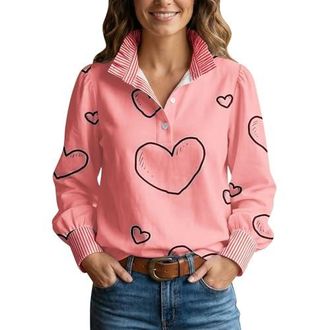 Generic 2026 Chemise Femme Saint-Valentin Manches Longues Sweat Pull Col Rond Couleur Unie Top Sweater Outdoor Oversize Vetement pour Printemps Automne Hiver 