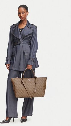 Guess Handtasche Marissa Logo HWSG24 82240 Hellbraun