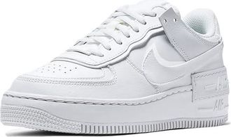 Nike Femme Air Force 1 Shadow Sneaker, Blanc, 42.5 EU