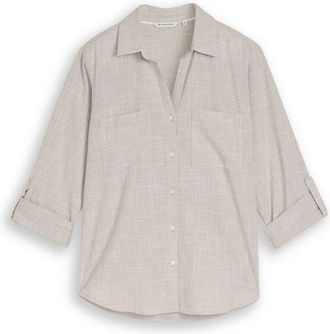 Tom Tailor Langarmbluse Blusen & Shirts Bluse mit Brusttaschen