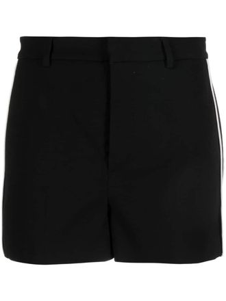 Red Valentino Klassische Shorts mit Streifen - Schwarz