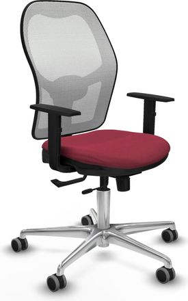 Piqueras y Crespo Jorquera Drehstuhl mit 1D-Armlehnen, h&ouml;henverstellbare Lendenwirbelst&uuml;tze, ausgestattet mit Syncro/Traslack und eingespritztem Schaum, mit Rollen von 