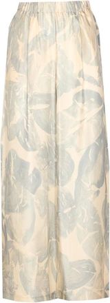 Alysi Femme, Pantalons, Multicolore, Taille: 40 FR Pantalone Brushed Print Ampio